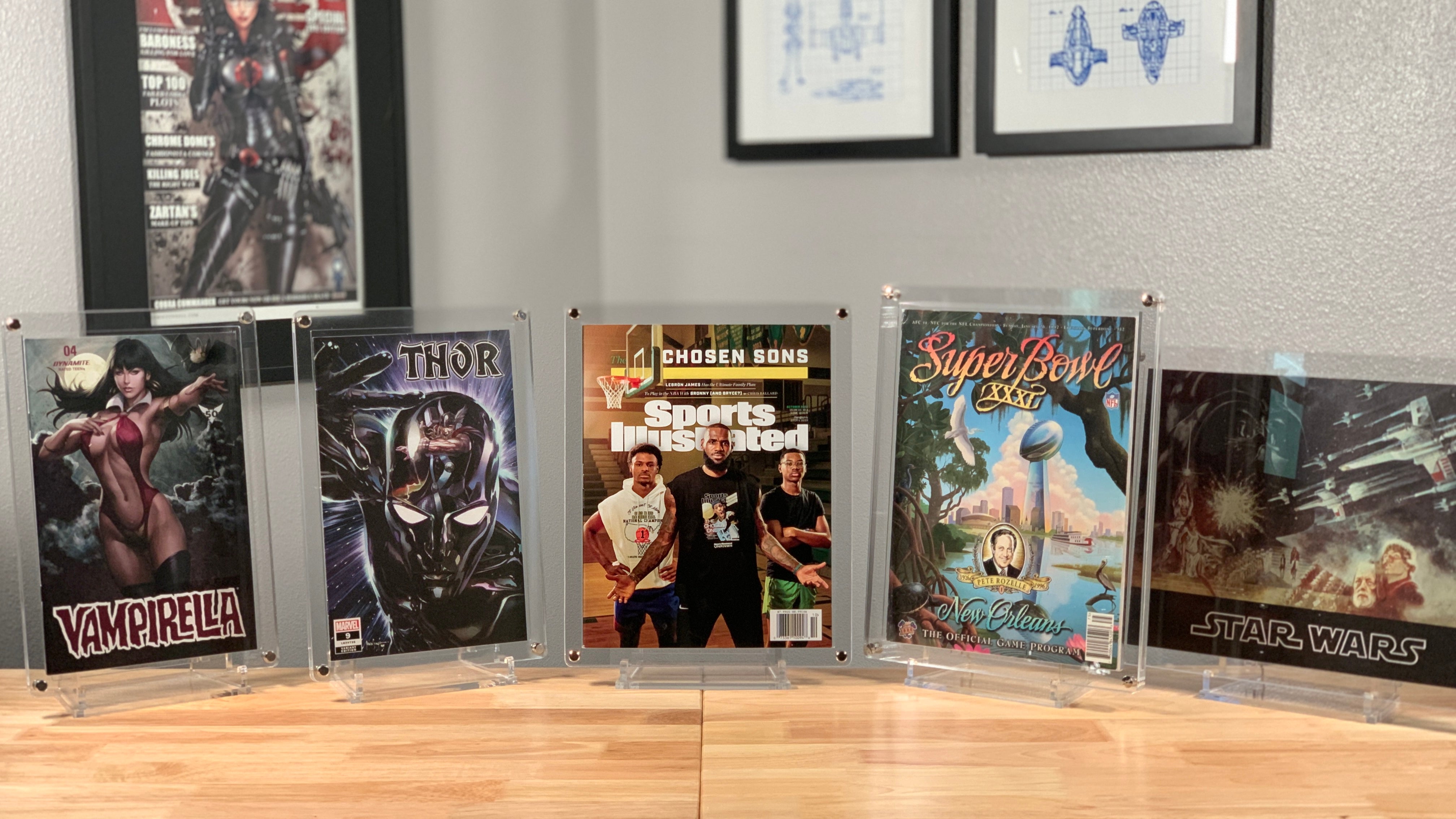 Comic Book Stands To Display Graded Comic Book Slabs as Art Pieces ...