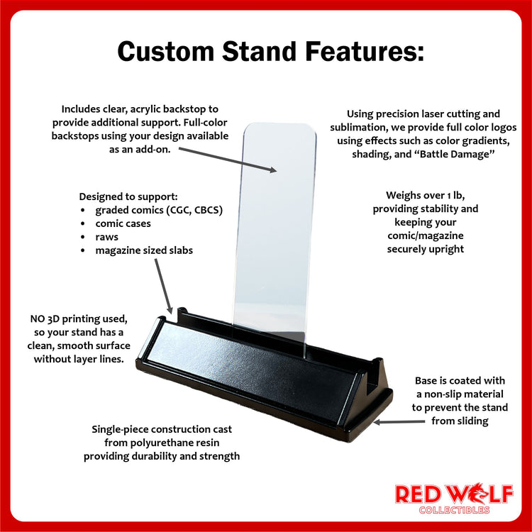 Comic and Statue Display Stands – Red Wolf Collectibles